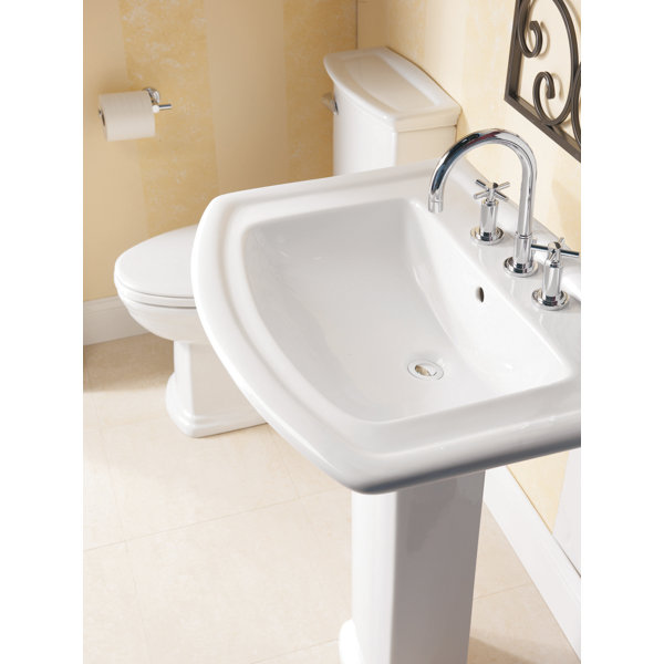 Barclay Washington Pedestal Lavatory & Reviews | Wayfair