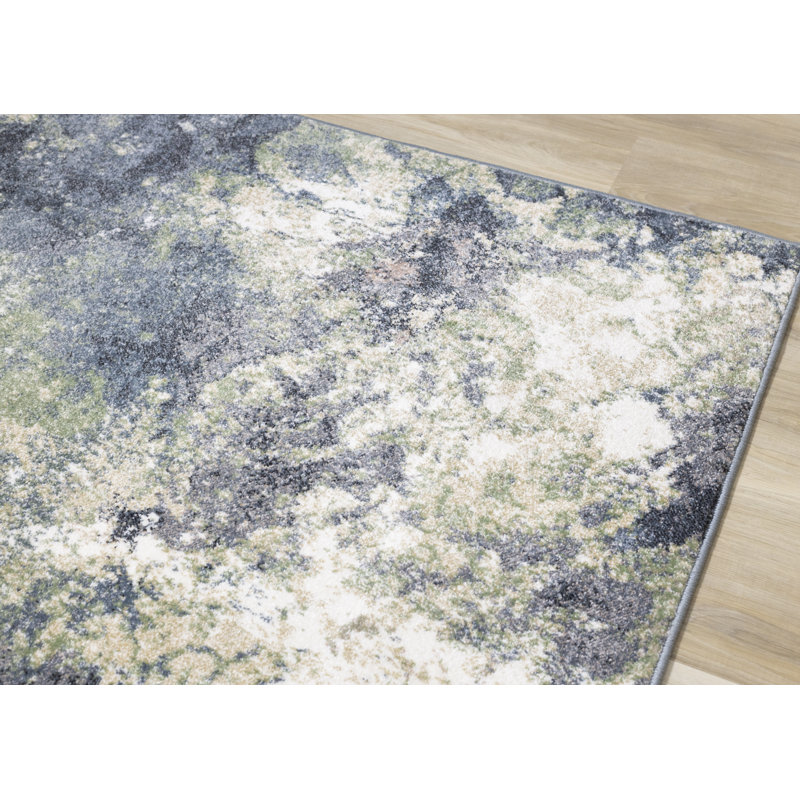 Novelle Home Dais Performance Blue/Green/Beige Rug & Reviews | Wayfair