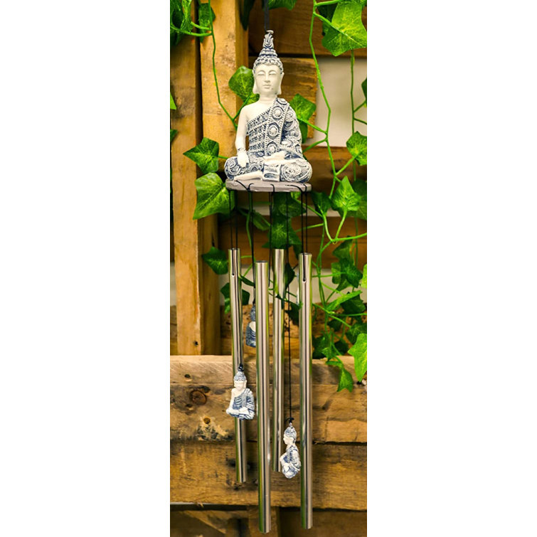 Bungalow Rose Buddha Wind Chime | Wayfair