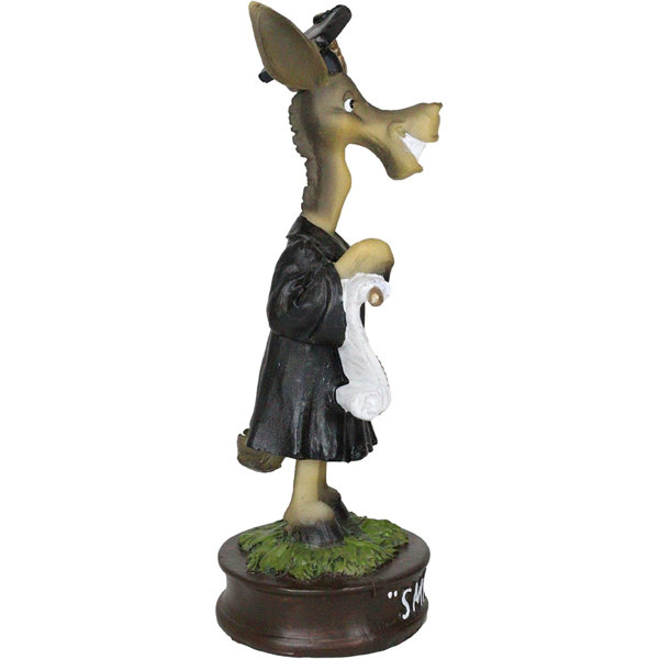 August Grove® Comical Smart Ass Donkey With Diploma Wearing Graduation ...