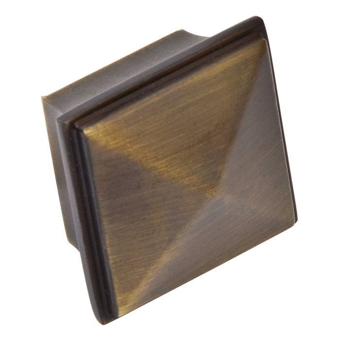 Sumner Street Home Hardware Pyramid 1 1/4" Length Square Knob & Reviews ...