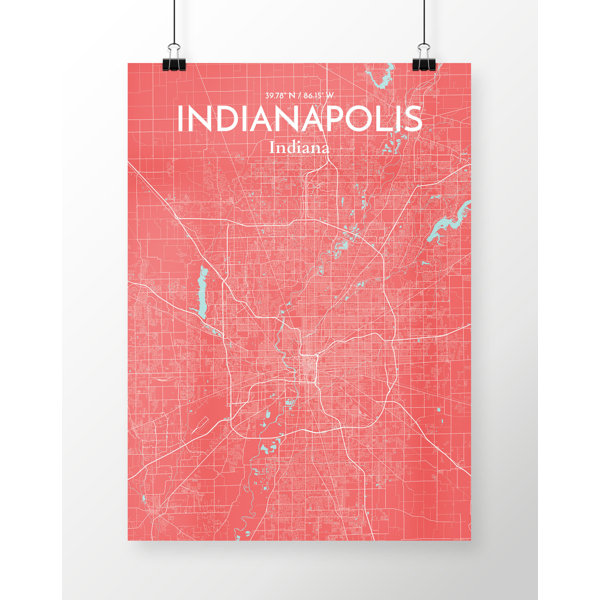 Indianapolis-map | Wayfair