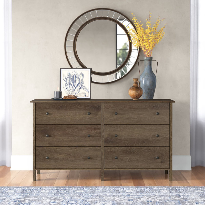 Laurel Foundry Modern Farmhouse Studley 6 Drawer 52.56" W Double ...