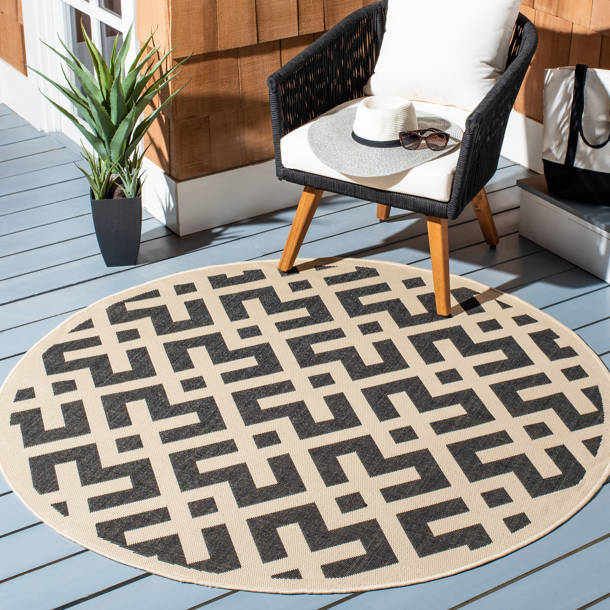 Wade Logan® Arneshia Brown Indoor/Outdoor Rug & Reviews | Wayfair