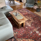 Fleur De Lis Living Cormac Performance Red/Navy Rug & Reviews | Wayfair