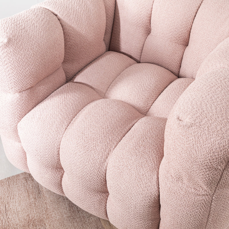 Wade Logan® Avdul Upholstered Swivel Armchair & Reviews | Wayfair