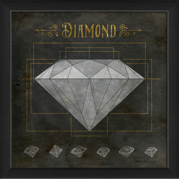 Mercer41 Diamond - Picture Frame Graphic Art | Wayfair