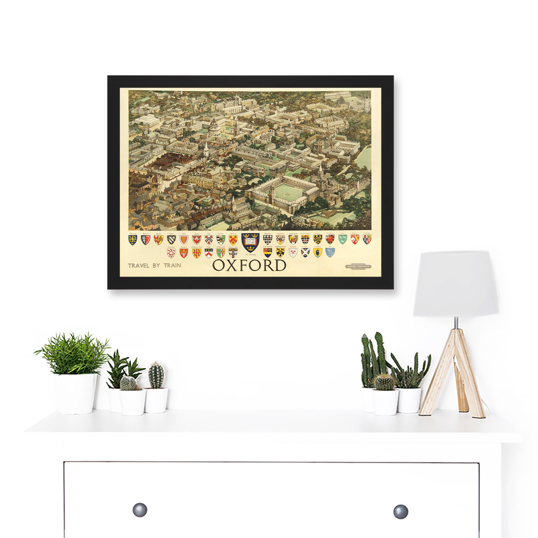 Rosalind Wheeler Travel Train Oxford England British Railways Crest ...