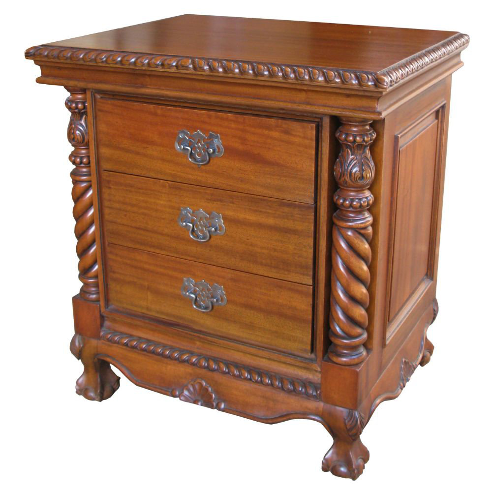 Astoria Grand Molnar Solid Wood Bedside Table | Wayfair.co.uk