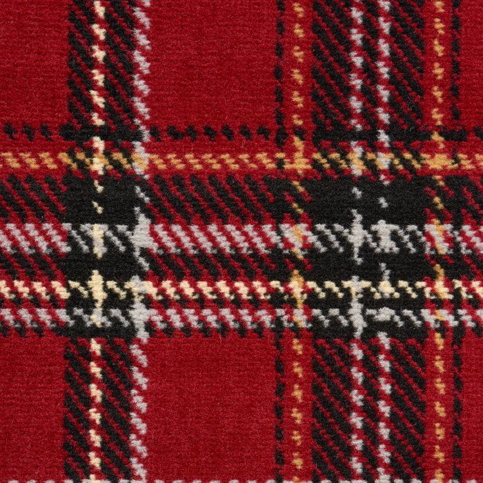 Willa Arlo Interiors Hankinson Performance Red/Black/White/Yellow Rug ...