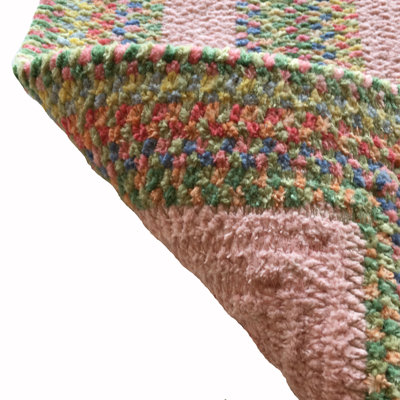 August Grove® Brayden Pink/Green Rug | Wayfair