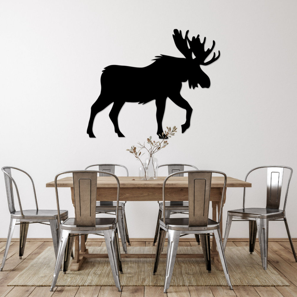 Loon Peak® Crossing Moose Wall Décor | Wayfair
