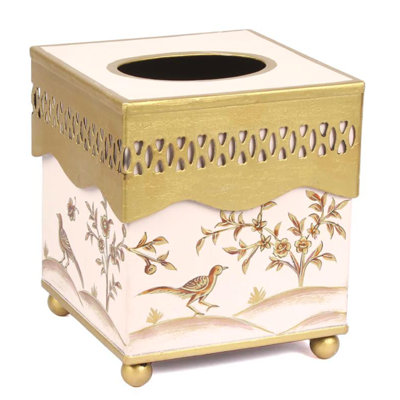 Rosdorf Park Bohan Chinoiserie Pierced Tissue Box Cover & Reviews | Wayfair