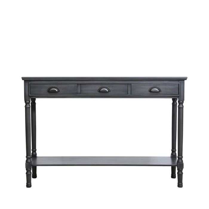 Three Posts 3 Drawer Console Table for Hallway & Living Room Furniture ...