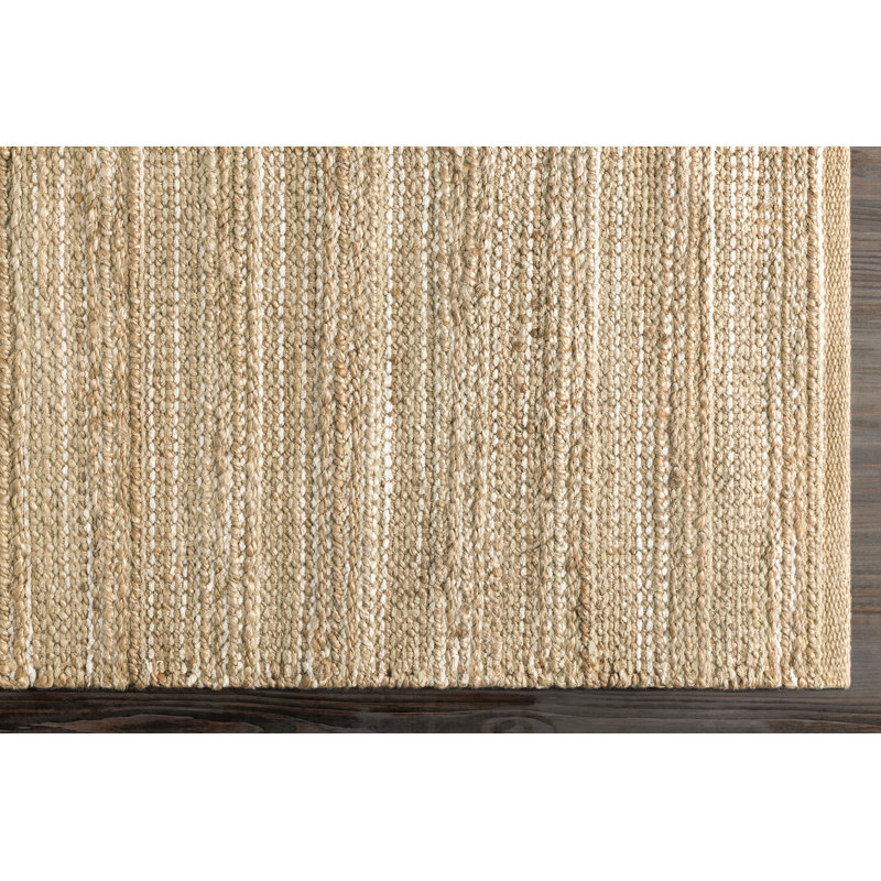 Birch Lane™ Pacey Handmade Flatweave Beige/White Rug & Reviews | Wayfair