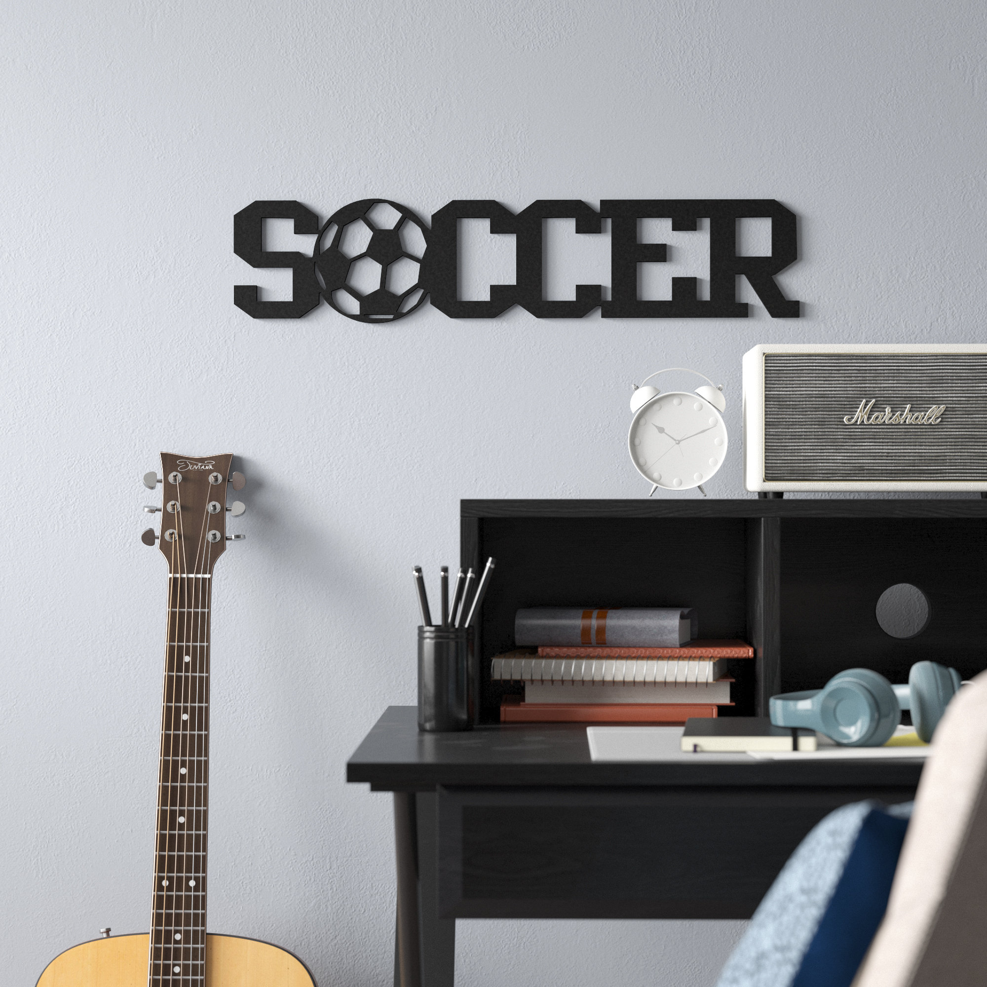 Grovelane Soccer Word Wall Décor & Reviews | Wayfair
