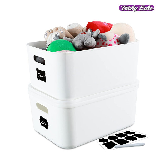 Trichy Echo Plastic Storage Bins With Lids Large Storage Box With ...