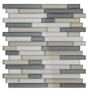 Speed tiles 12" x 12" Glass Peel & Stick Mosaic Tile & Reviews | Wayfair