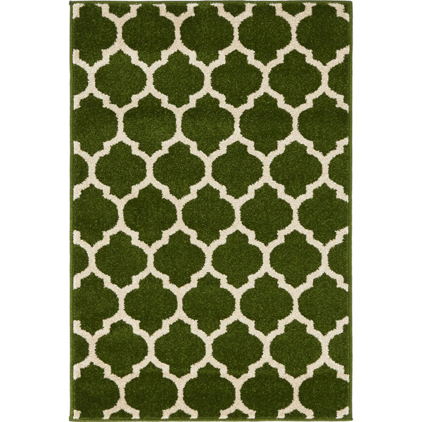 Dark-green-area-rug | Wayfair