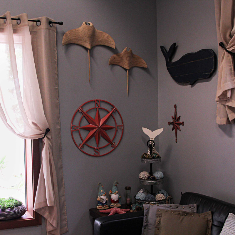 Longshore Tides Compass Rose Wall Décor & Reviews | Wayfair