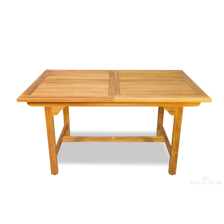 Regal Teak Extendable Teak Dining Table | Wayfair