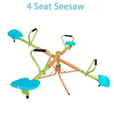 iYofe Kids Seesaw Swivel Teeter-Totter Playground, 360 Degrees Rotating ...