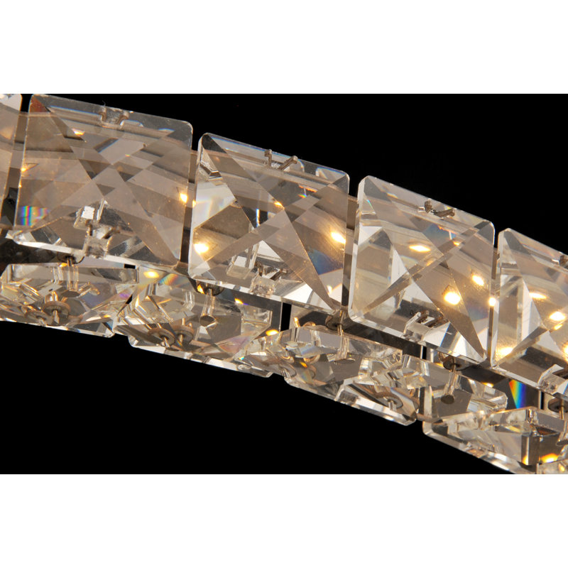 Rosdorf Park Seay 1-Light Crystal LED Chandelier & Reviews | Wayfair.co.uk