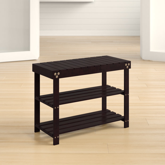 Rebrilliant 3-Tier 6 Pair Stackable Shoe Rack & Reviews | Wayfair