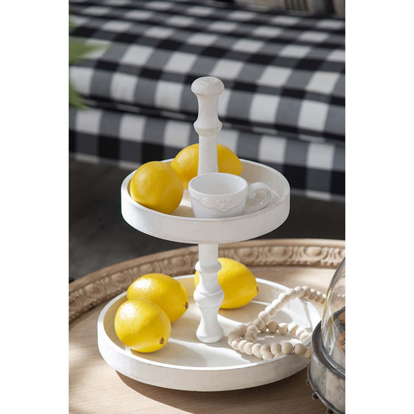 Ophelia & Co. Lula 100% Fir Wood Tray - Set of 2 & Reviews | Wayfair