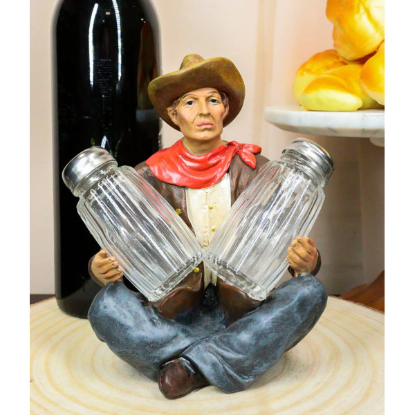 Union Rustic Country Rustic Western Howdy Cowboy Sitting With Crossed ...