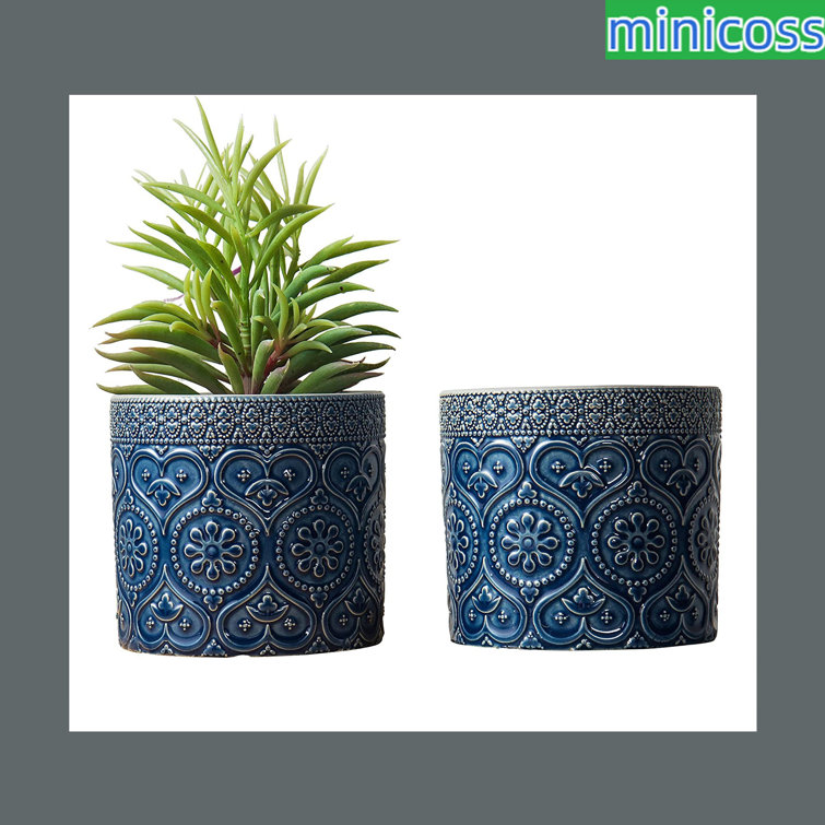 MINICOSS 2 Piece Pot Planter Set | Wayfair