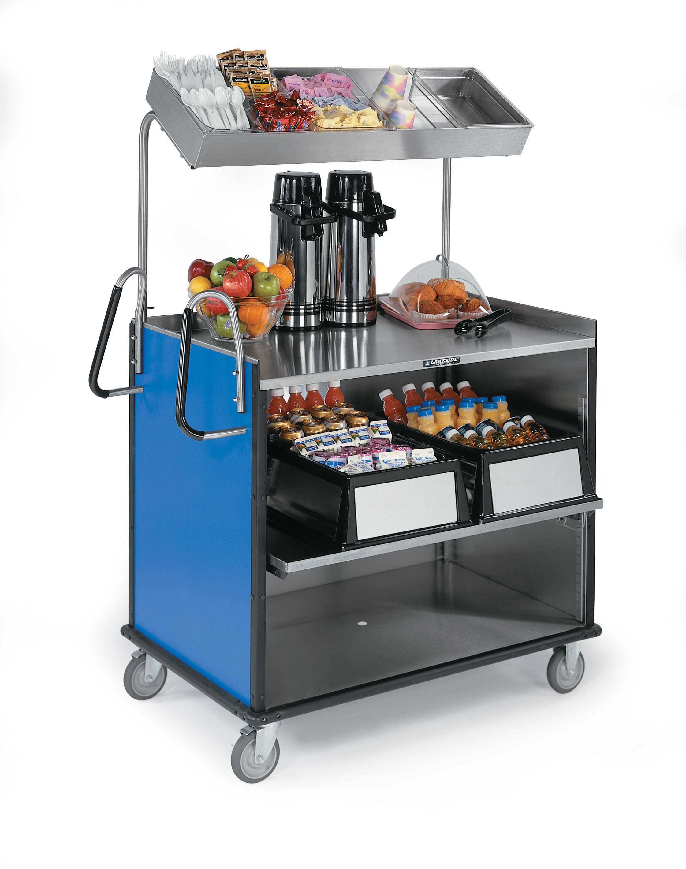 Lakeside Manufacturing Lakeside 660 Compact Mart Cart for Mobile Food ...
