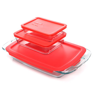 Pyrex Easy Grab 6 Piece Bakeware Set & Reviews | Wayfair
