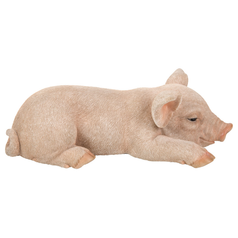 Hi-Line Gift Ltd. Pig Sleeping Statue & Reviews | Wayfair