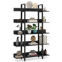 17 Stories Gillenwater 71.65'' H x 47.42'' W Steel Etagere Bookcase ...