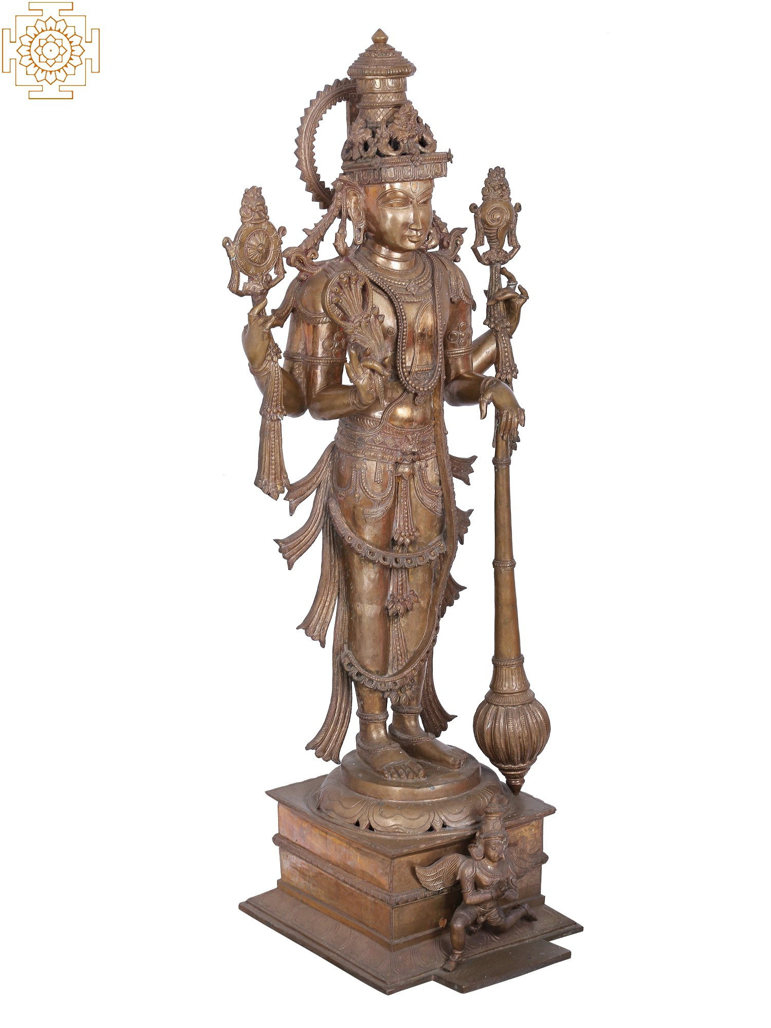 Exotic India Large Lord Perumal Statue | Wayfair