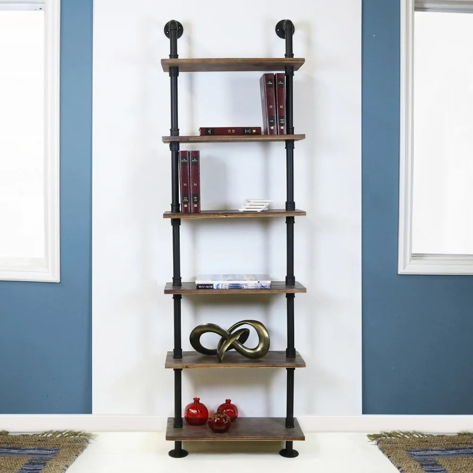 Williston Forge Brawley Pipe Frame Wall Shelf | Wayfair