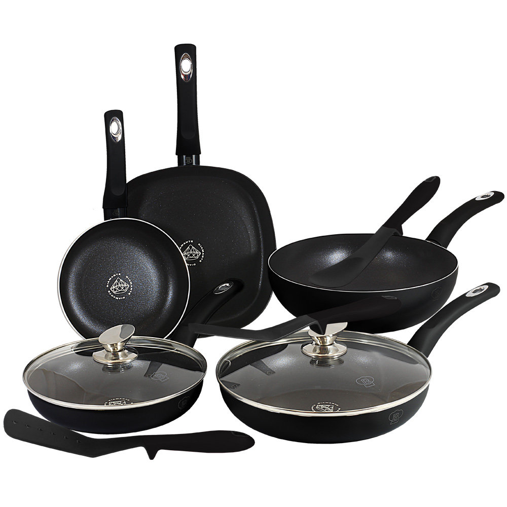 Berlinger Haus 10 Piece Aluminum Non Stick Cookware Set & Reviews | Wayfair