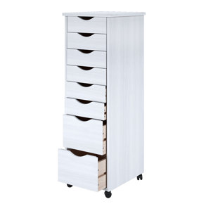 Rebrilliant Pringle 8 Drawer Rolling Storage Chest & Reviews | Wayfair