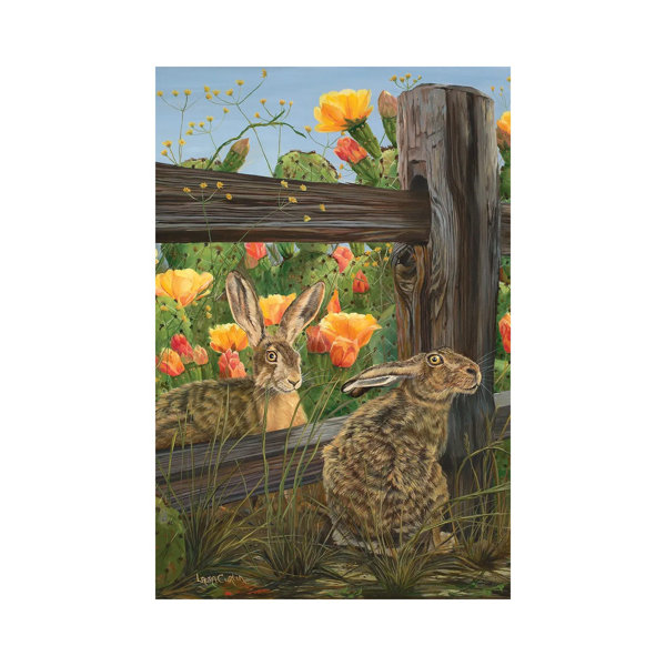 Brambly Cottage Mr. & Mrs. Hare by - Wrapped Canvas Painting | Wayfair ...