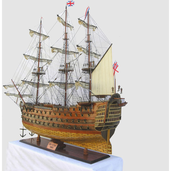 Old Modern Handicrafts X-Large HMS Victory Model Ship | Wayfair
