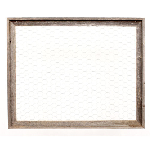 Gracie Oaks Chicken Wire Wall Mounted Bulletin Board & Reviews | Wayfair