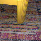 Langley Street Abbott Performance Teal/Cream/Orange Rug & Reviews | Wayfair