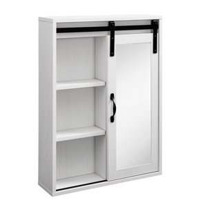 Gracie Oaks Jalia Wall Bathroom Cabinet & Reviews | Wayfair