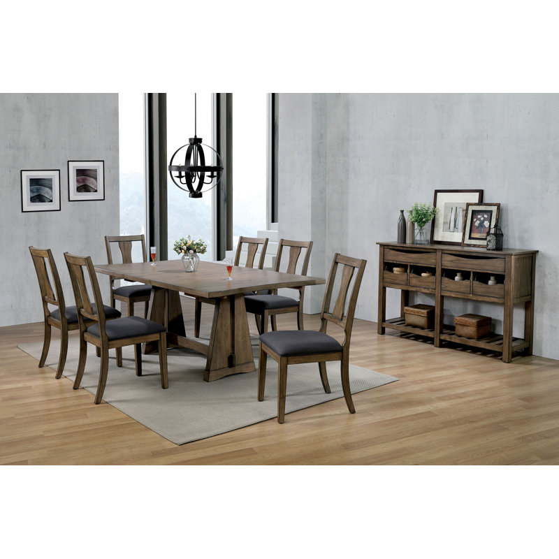 Millwood Pines Montezuma 6-Drawer Buffet Table | Wayfair