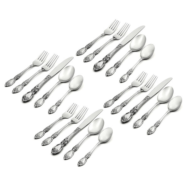 Oneida Wordsworth 20 Piece Everyday Flatware Set | Wayfair