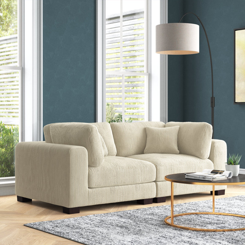 Wade Logan® Annalissa 80'' Upholstered Loveseat & Reviews | Wayfair