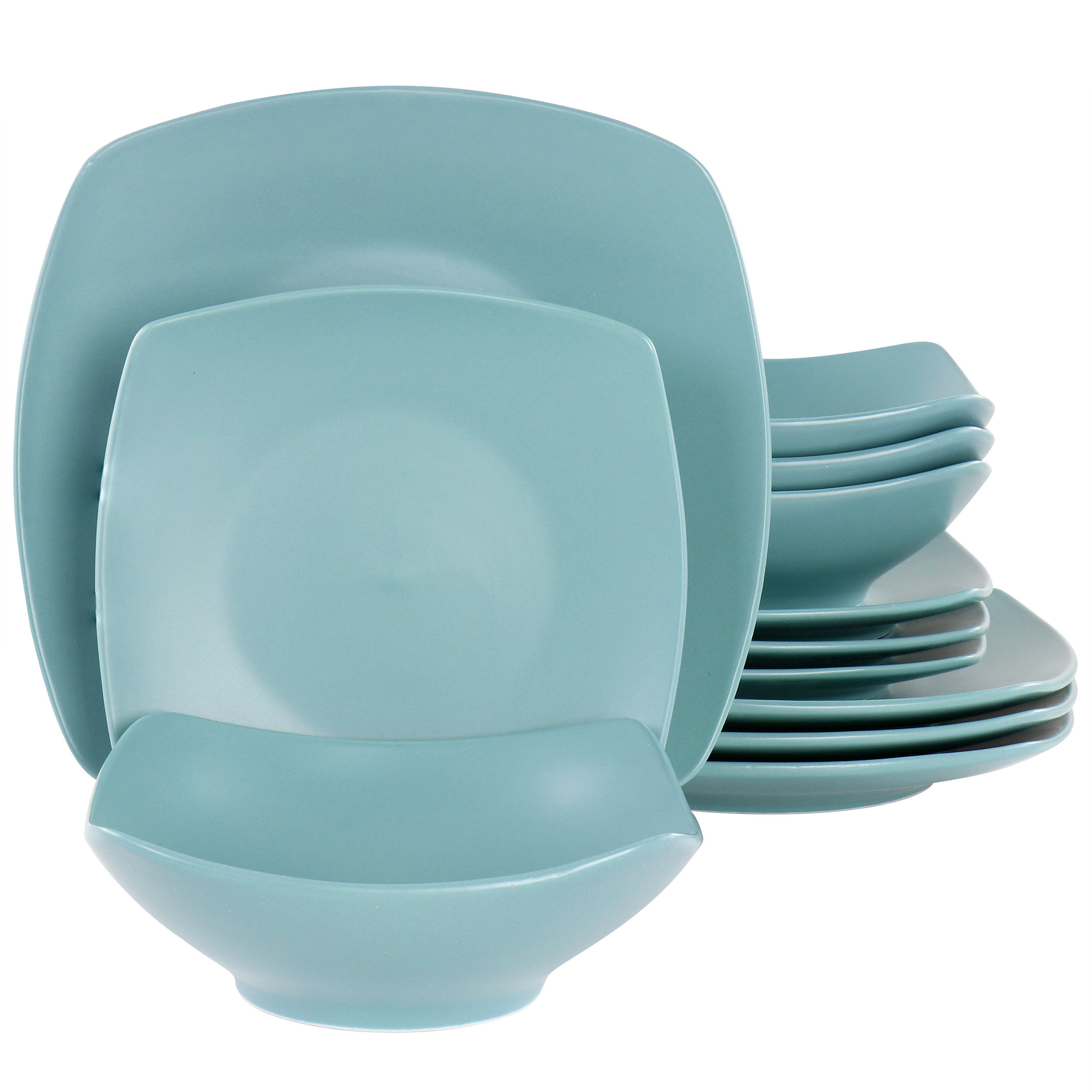 Gibson Home Ceramic Dinnerware Set - Service for 4 | Wayfair