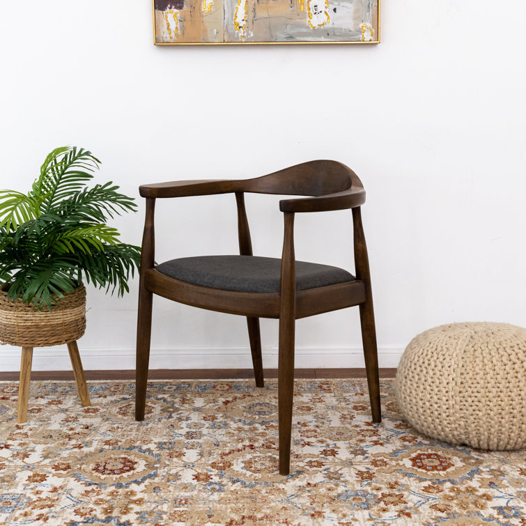 George Oliver Charles Arm Chair in Gray | Wayfair