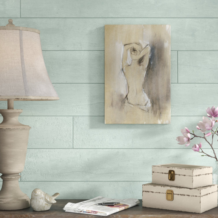 Three Posts™ Contemporary Draped Figure I by Ethan Harper - Wrapped ...